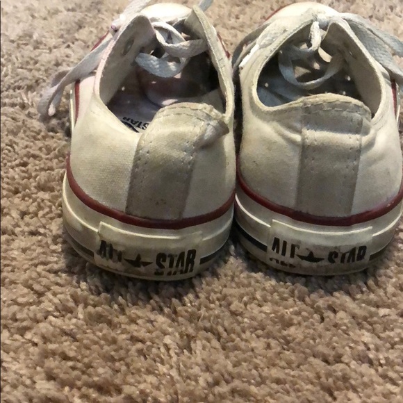 Converse | Shoes | Worn Out Womens White Converse | Poshmark